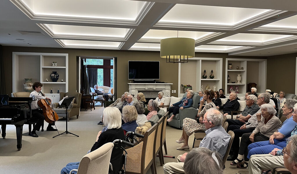 Christ’s College in harmony with Holly Lea audience - Christ's College