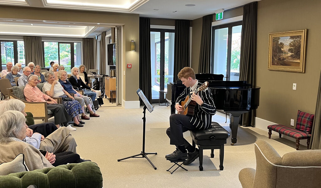 Christ’s College in harmony with Holly Lea audience - Christ's College