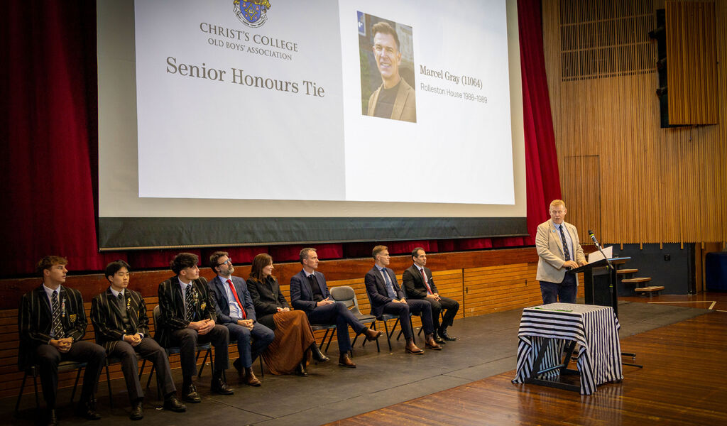 Senior Honours Tie – Marcel Gray - Christ's College